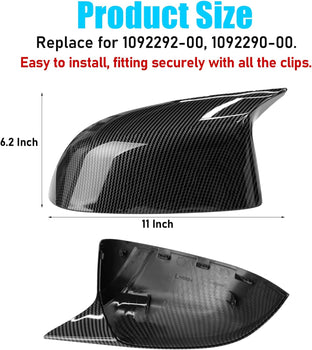 For BMW M Style Carbon Fiber Mirror Covers | X3 G01/X4 G02/X5 G05/X6 G ...