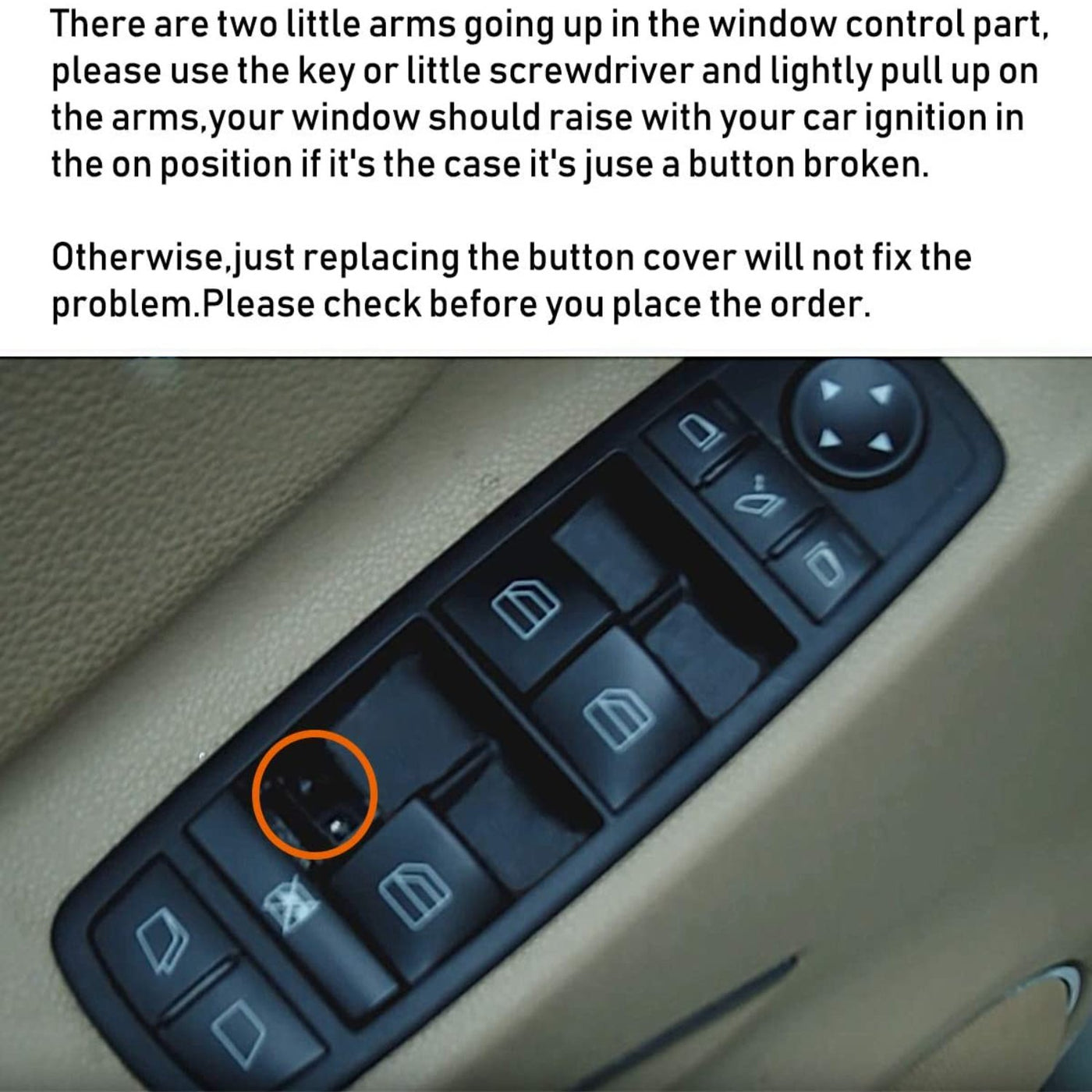 For Mercedes Benz Power Window Switch-2PCS | Jaronx