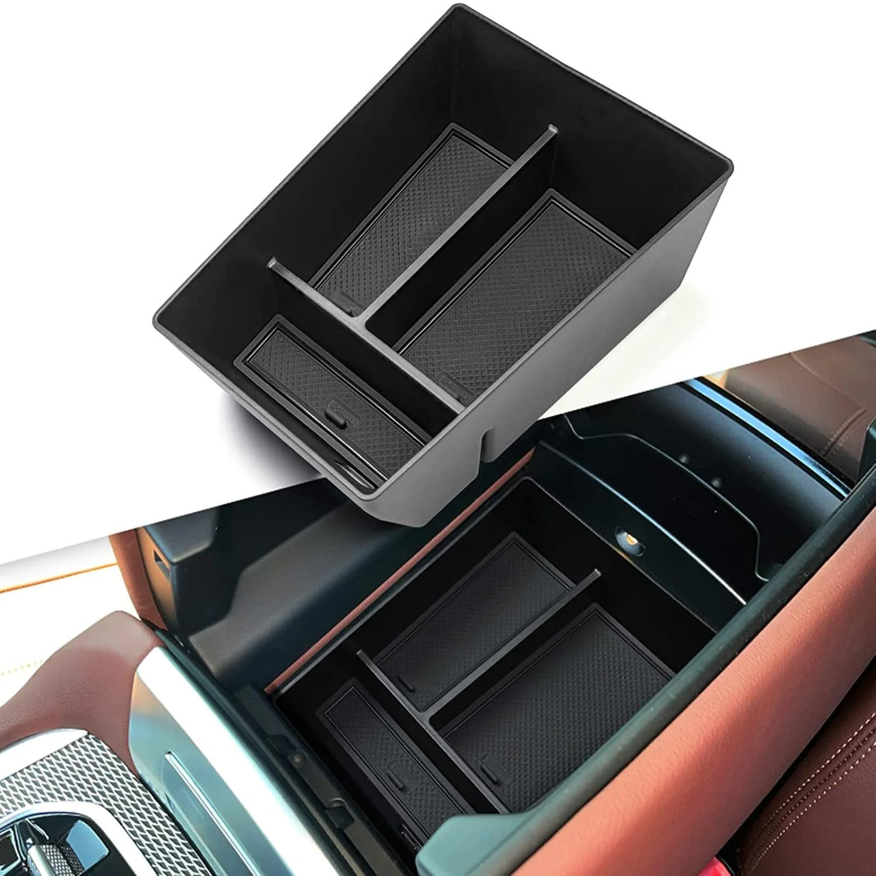 For BMW X5/X6 Center Console Organizer-Center Console Sub Box | Jaronx