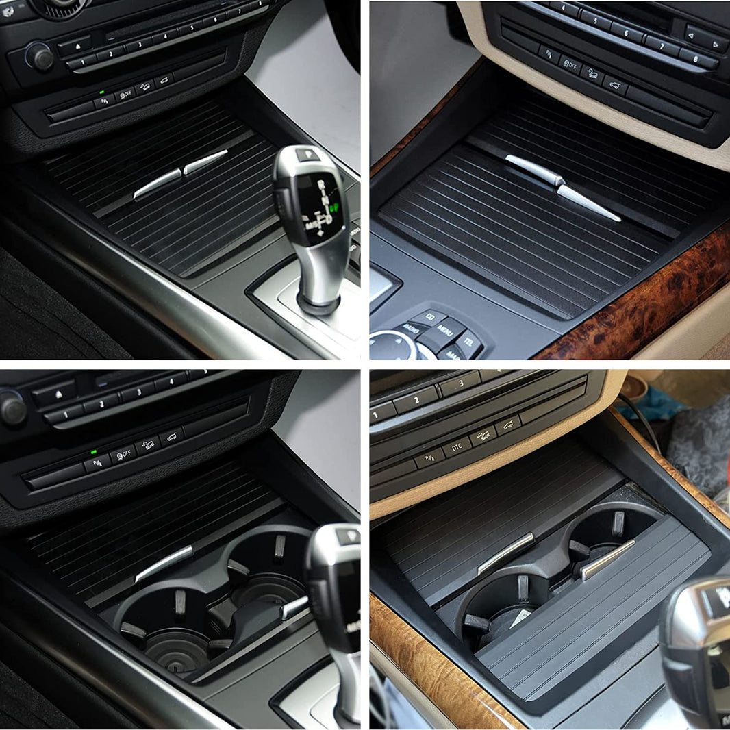 For BMW X5/X6 Cup Holder Sliding Cover | Jaronx