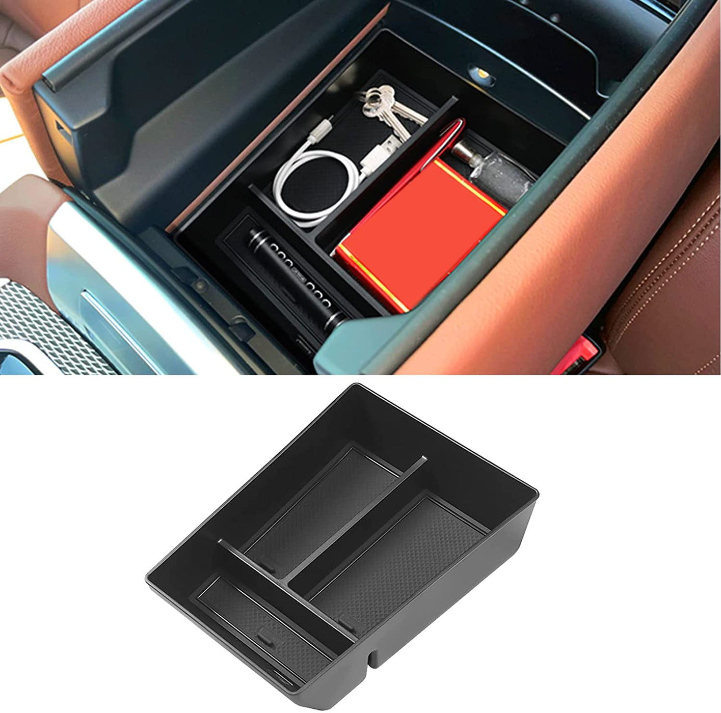 For BMW X5/X6 Center Console Organizer-Center Console Sub Box | Jaronx