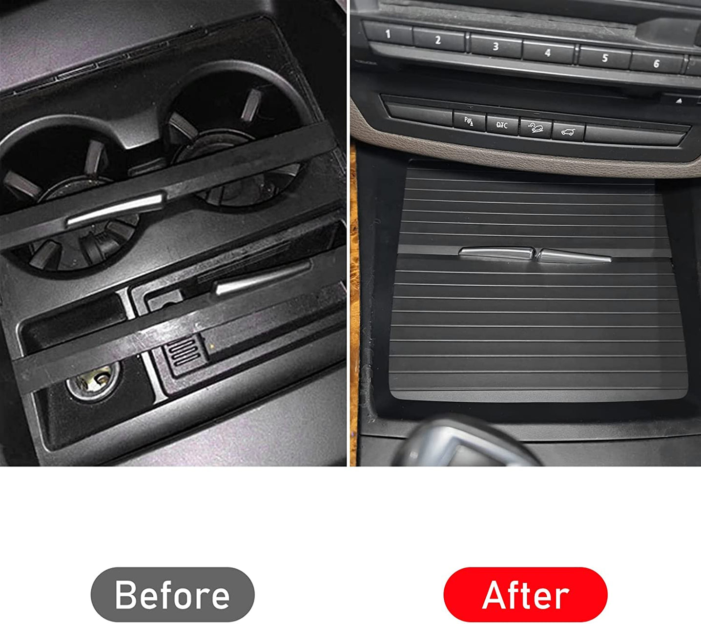 For BMW X5/X6 Cup Holder Sliding Cover | Jaronx